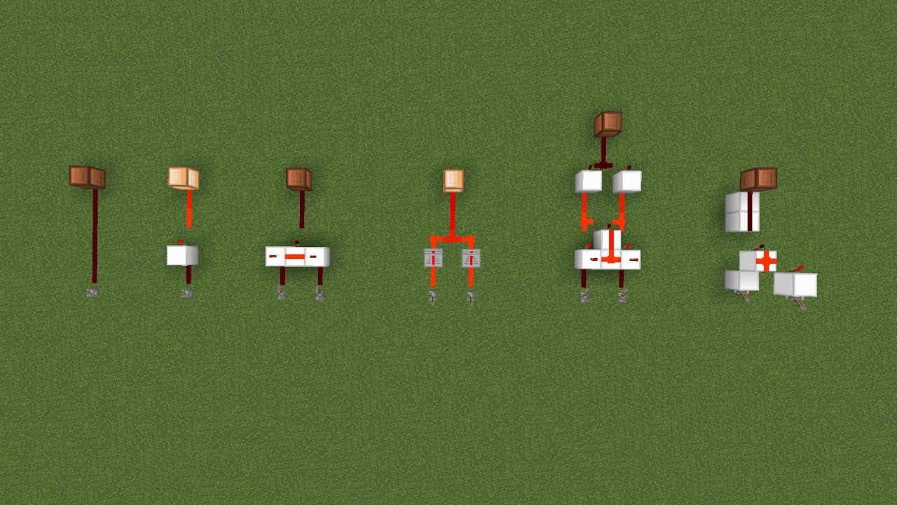 Basic Logic Gates - Computational Redstone #2 - YouTube