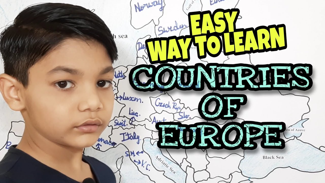 Countries of Europe with Capitals | Countries of Europe Easy Way to ...