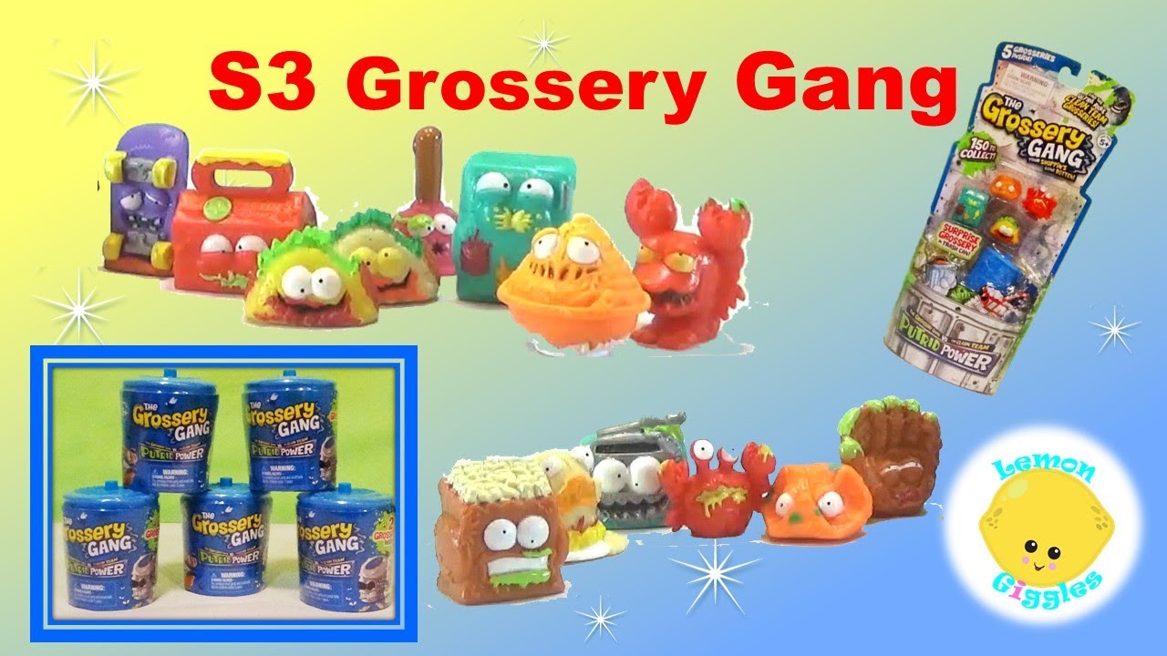 Grossery Gang Series 3 Putrid Power ULTRA RARE Unboxing Toy Review ...
