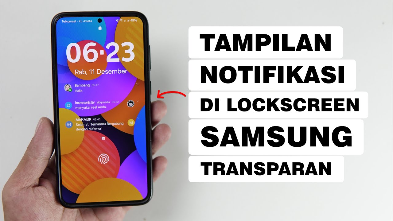 Cara Membuat Tampilan Notifikasi di Lockscreen HP Samsung Jadi ...