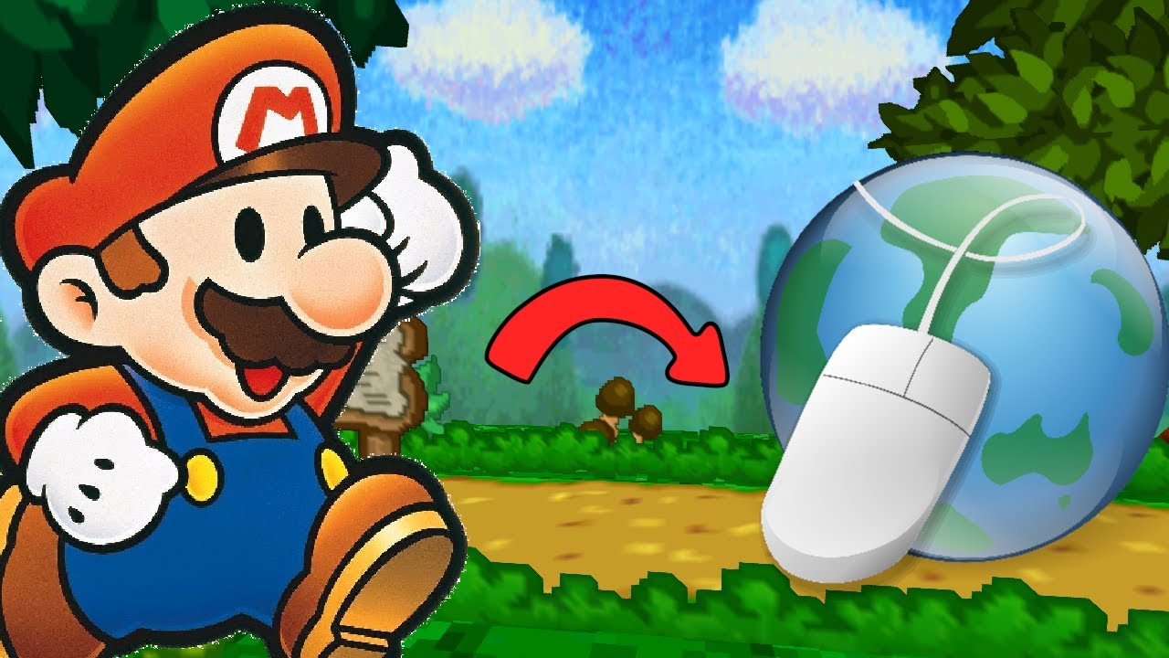 Exploring Paper Mario's... Internet Browser? - YouTube