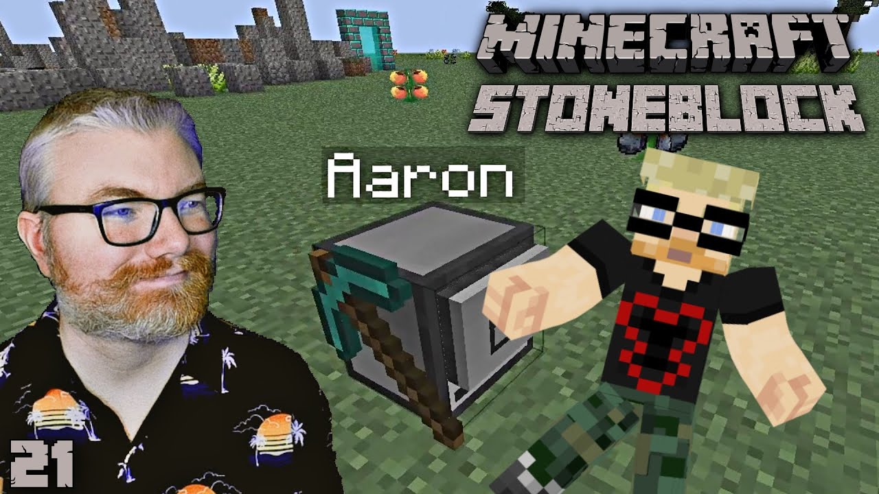 Minecraft: StoneBlock | Episode #21: Mining Turtle. - YouTube