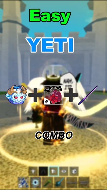Easy yeti combo sanguirt art #roblox #bloxfruits - YouTube