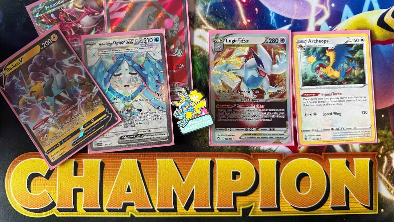 Lugia Vstar vs Teal Mask. Stellar Crown. Pokemon TCG 2024 - YouTube