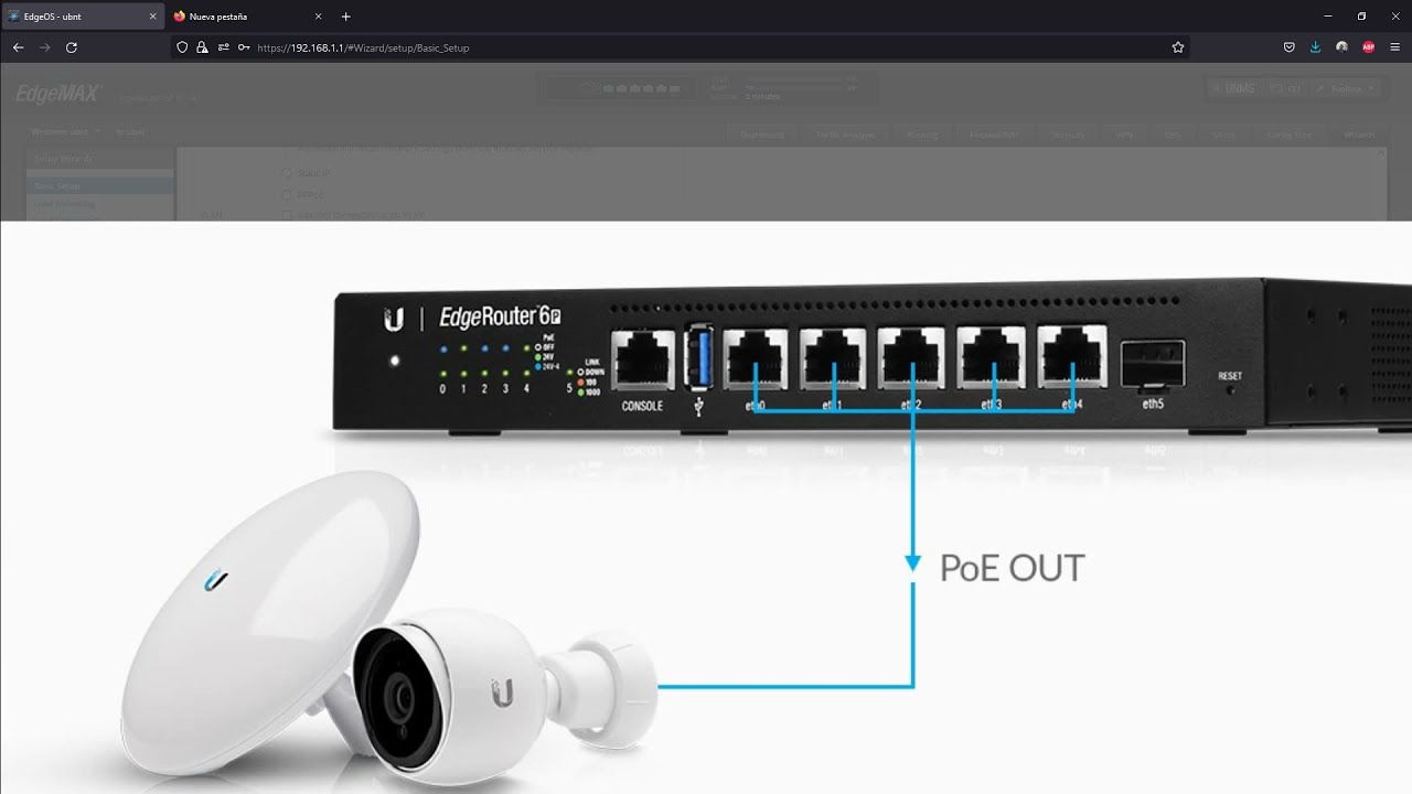 Actualizar Er-6p, Configuración muy básica Ubiquiti edgerouter ...