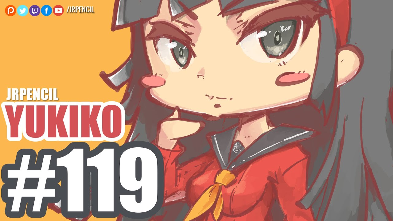 Lets Draw in 60 Seconds Drawing - #119 YUKIKO - YouTube