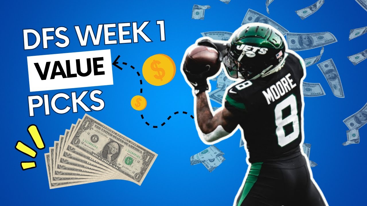 Nfl Dfs Week 1 Value Picks 🤑 Youtube