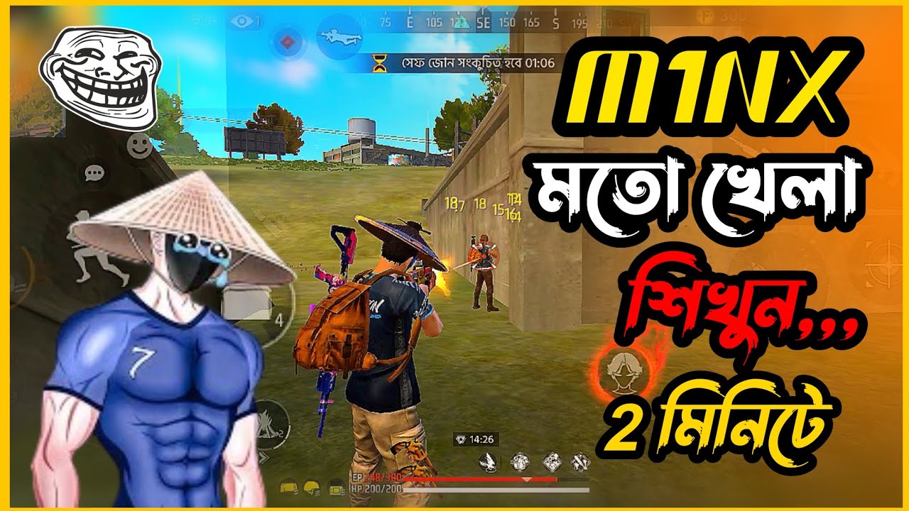 M1NX হ্যাকার নাকি প্রো প্লেয়ার 🤔। FREE FIRE FUNNY VIDEO 🤣। BINODON GAMING - YouTube