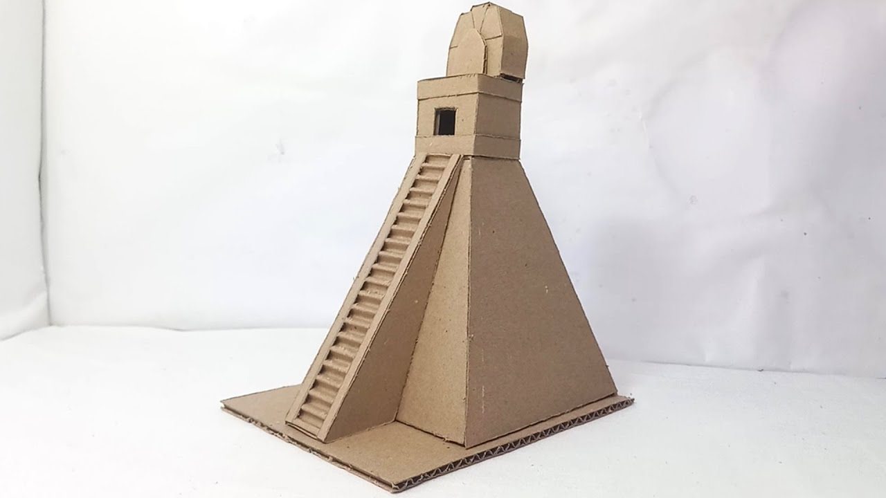 Como hacer el templo del gran jaguar con cartón fácil y rápido | hazlo ...