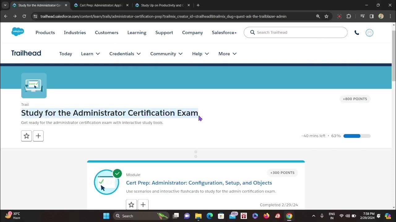 Study Up on Productivity and Collaboration | Cert Prep: Administrator: Applications and ...