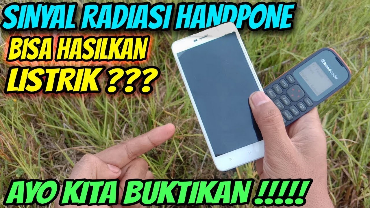 Pembuktian radiasi hp bisa hasilkan listrik - YouTube