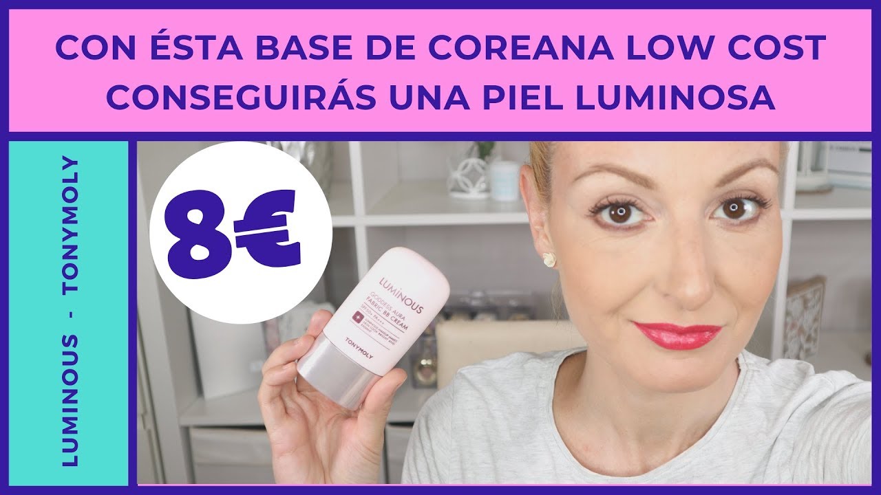 PIEL SÚPER LUMINOSA CON ÉSTA BASE COREANA LOW COST !! - DEMO - YouTube