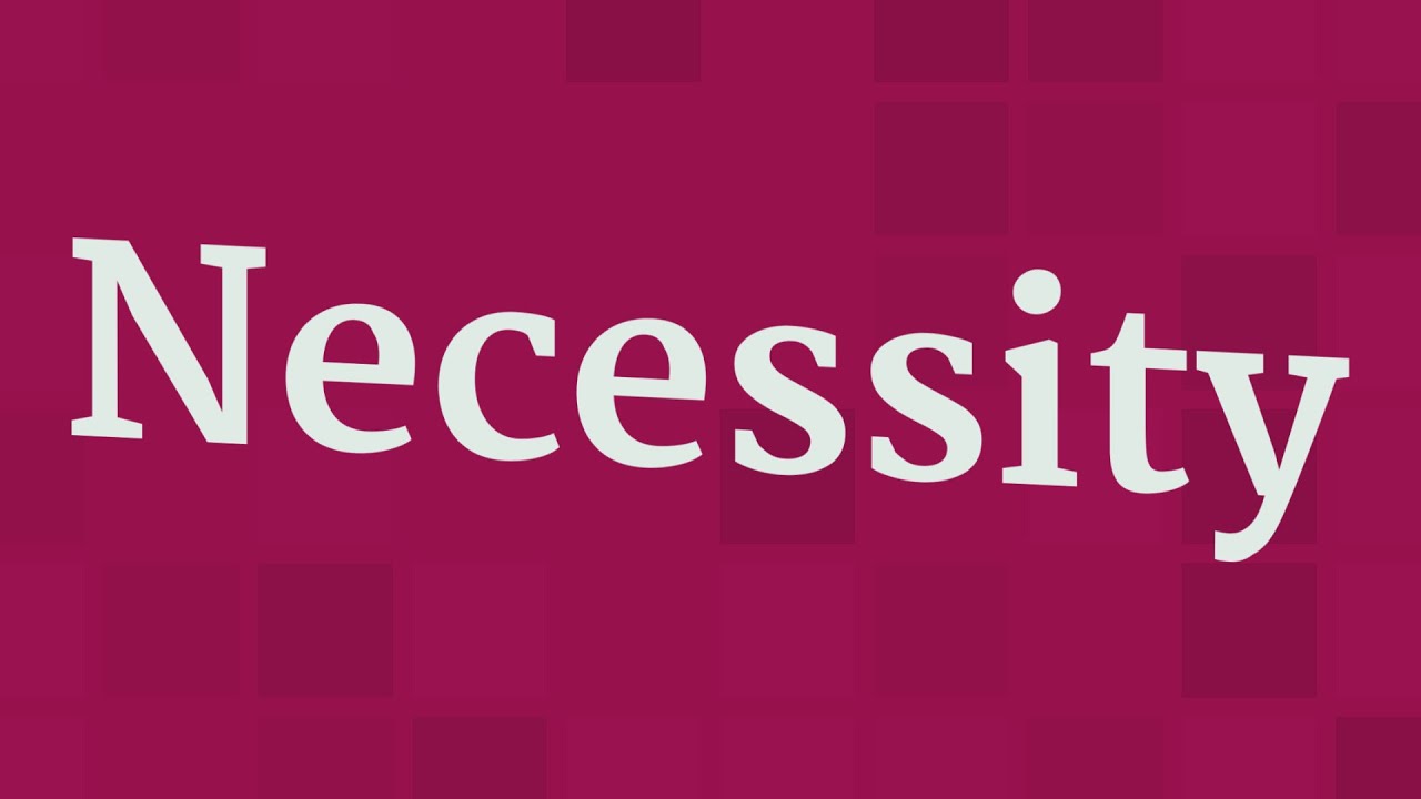 NECESSITY Pronunciation How To Pronounce NECESSITY YouTube necessity-pronunciation-how-to-pronounce-necessity-youtube