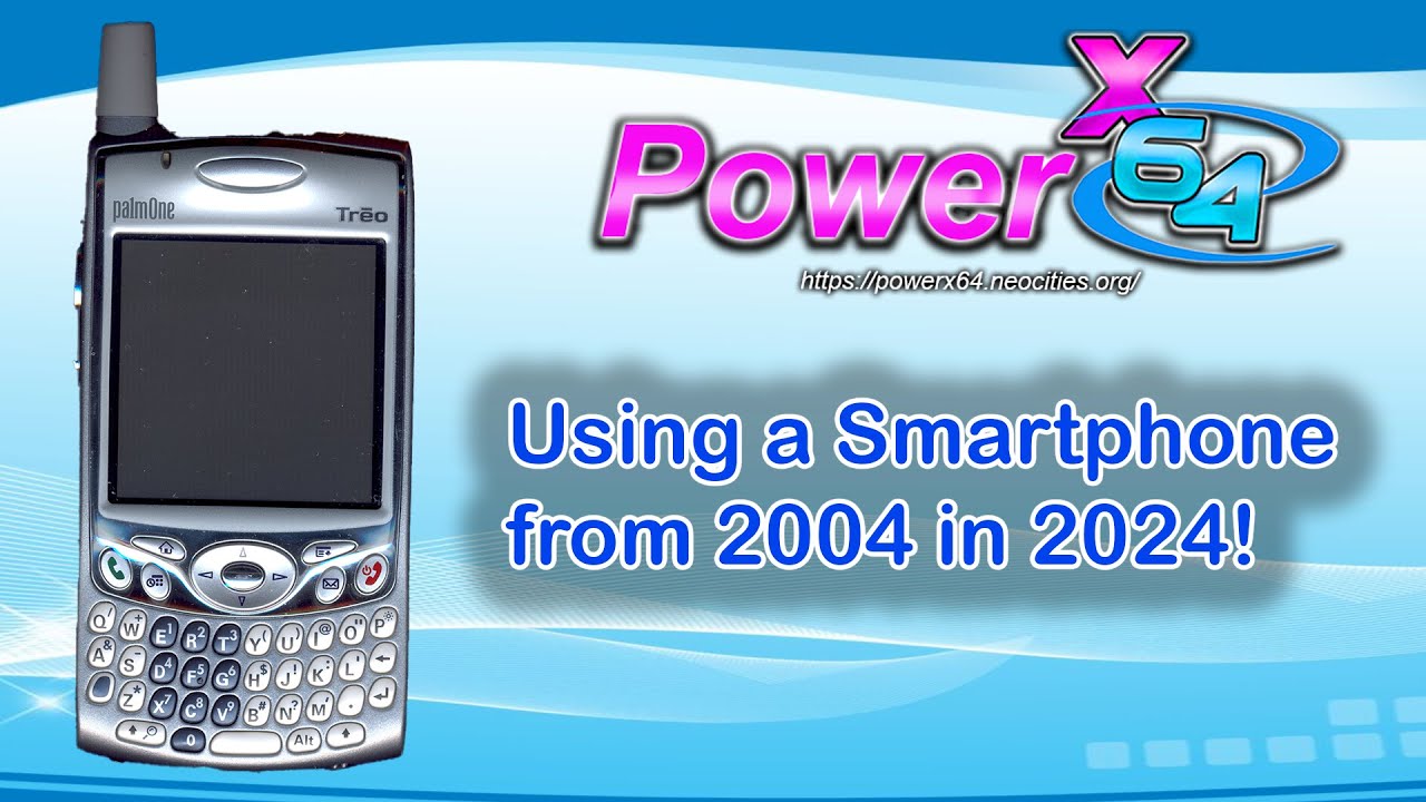 Palm Treo 650: An Early Smartphone, Review and Test - YouTube