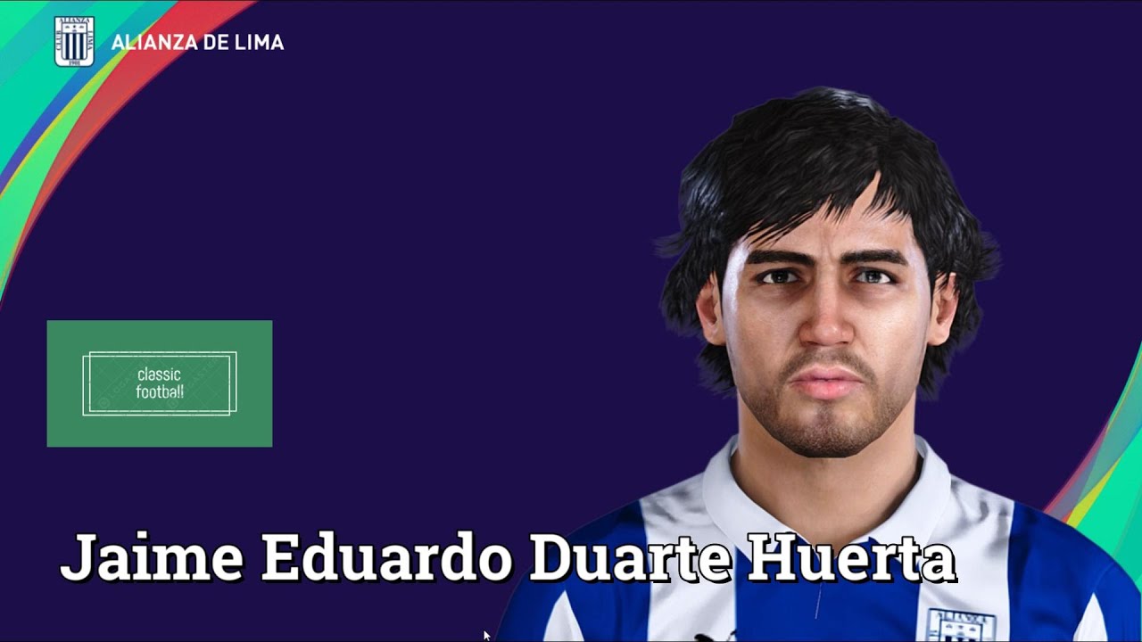 Jaime Eduardo Duarte Huerta - PES Clasico (Face, Body& Stats) - YouTube