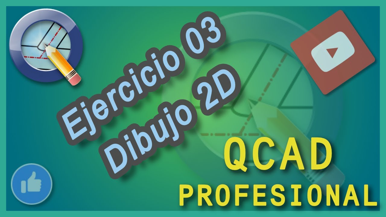Ejercicio 2D QCAD - YouTube