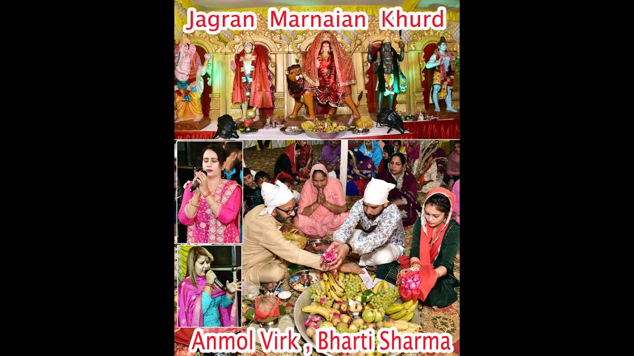 Jagran Marnaian khurd Singer- Anmol virk , & Bharti Sharma Video By ...