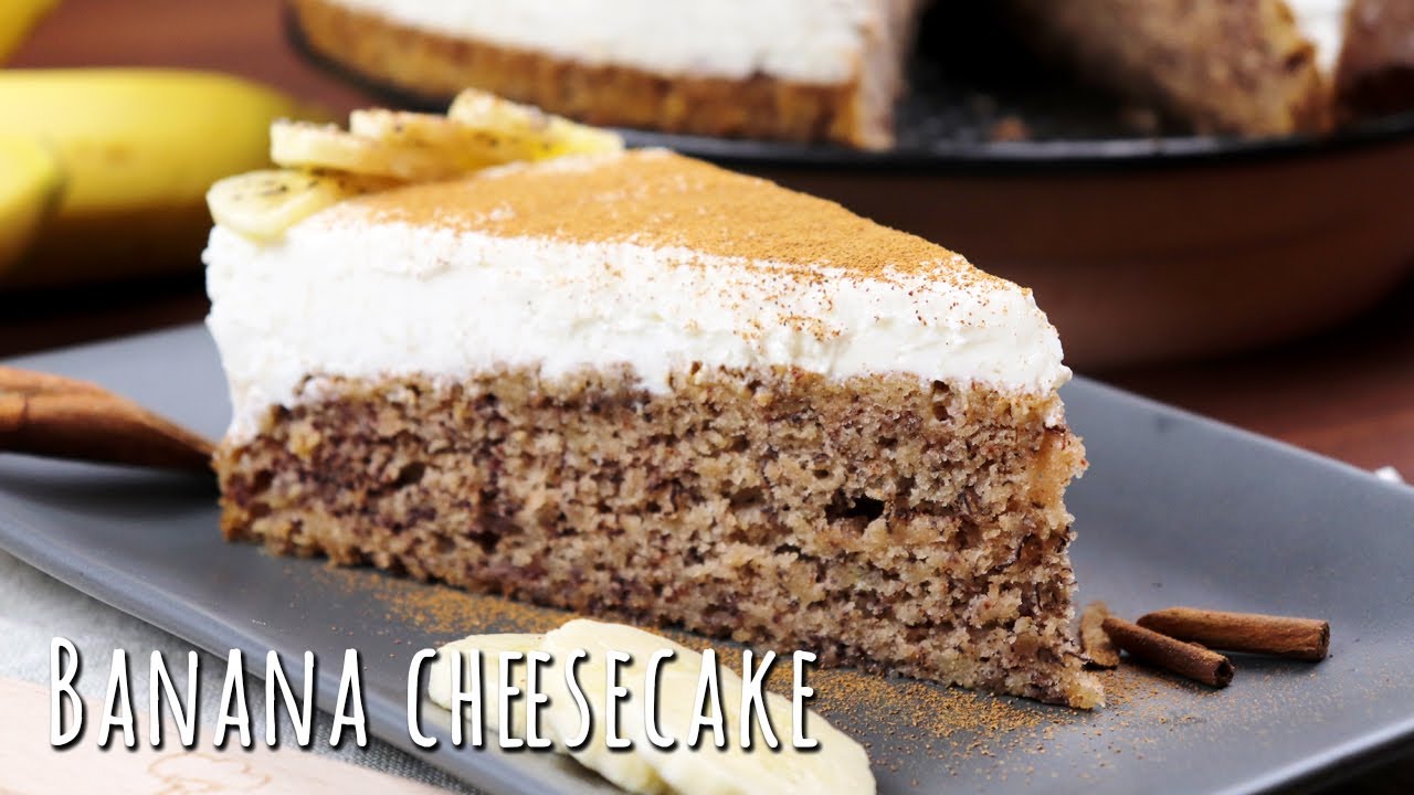 Banana cheesecake - Recepti.com - YouTube