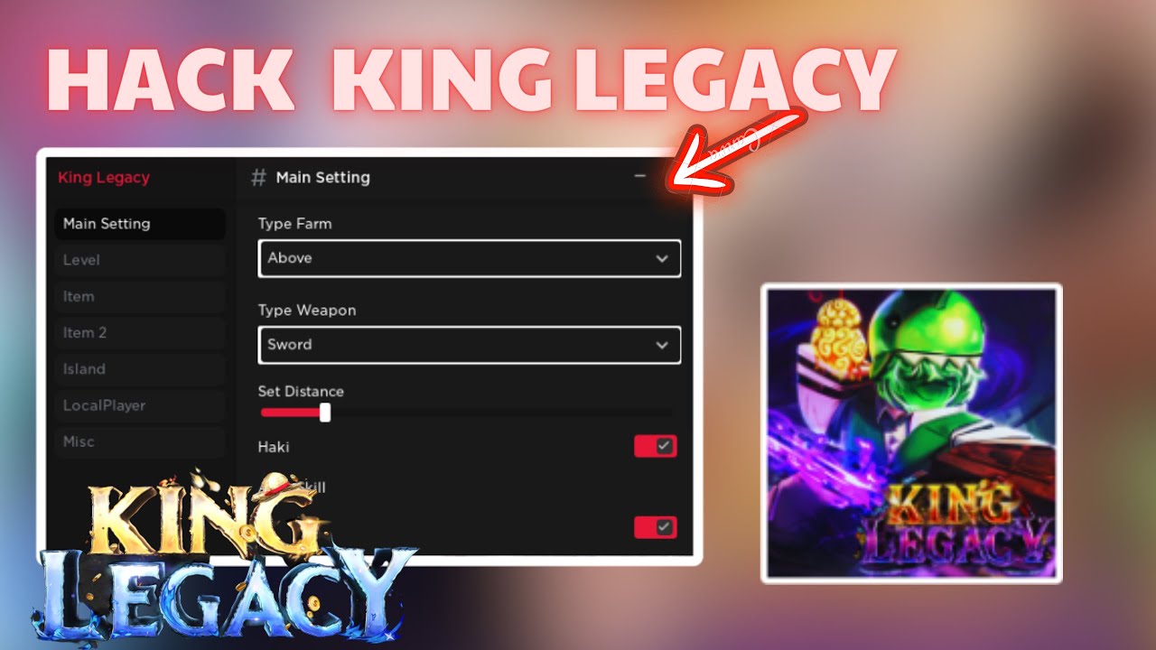 Cách Hack King Legacy Trên Điện Thoại Và PC (Hyper Hab) Auto Farm Lv ...