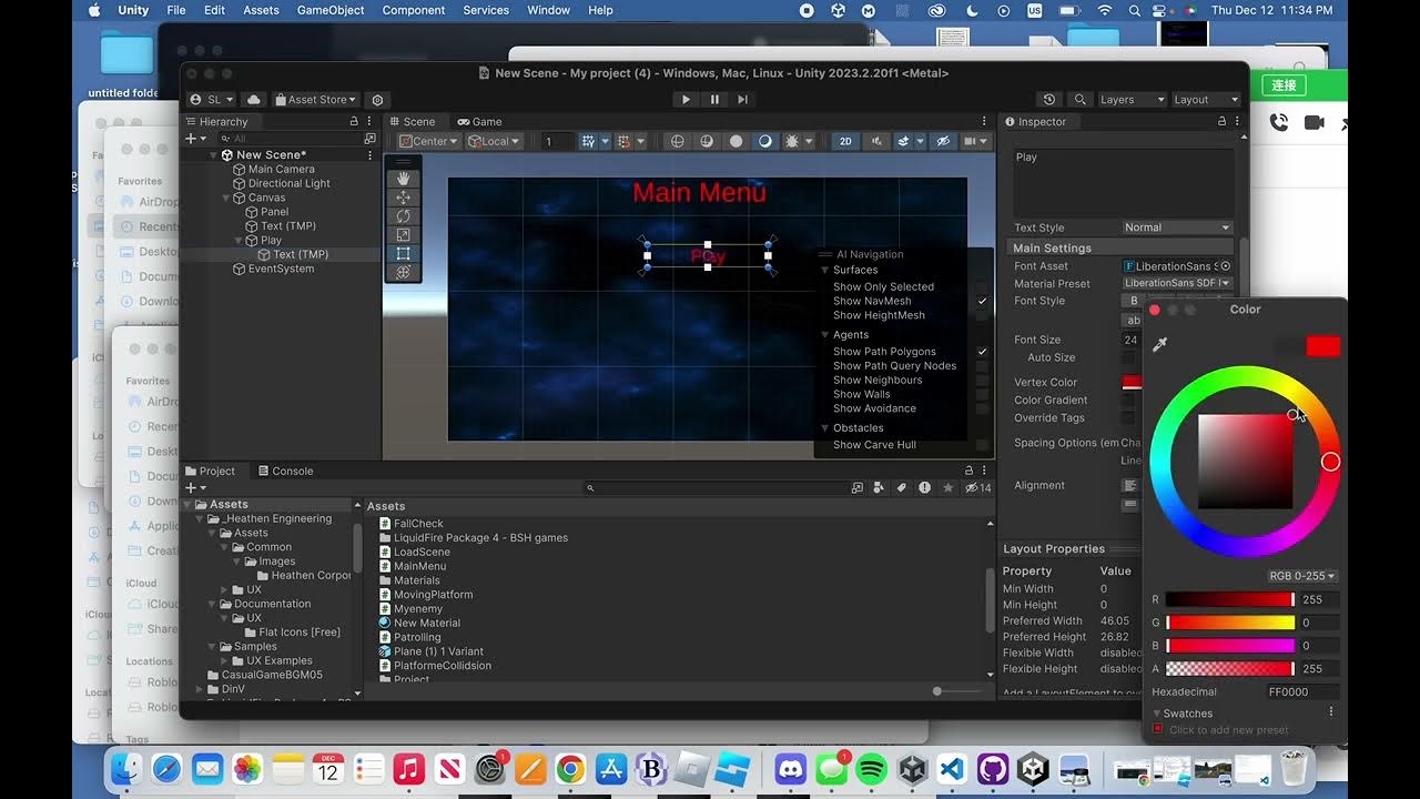 How to create a simple Menu in Unity - YouTube