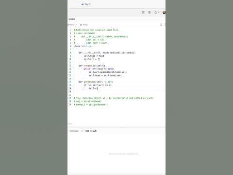 Leetcode #382: Linked List Random Node #leetcode #leetcodepython #python #coding # ...