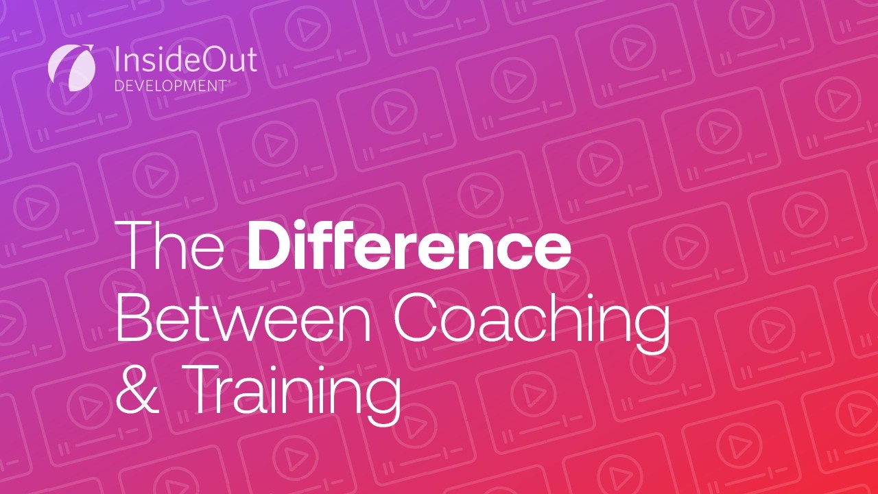 The Difference Between Coaching and Training - YouTube
