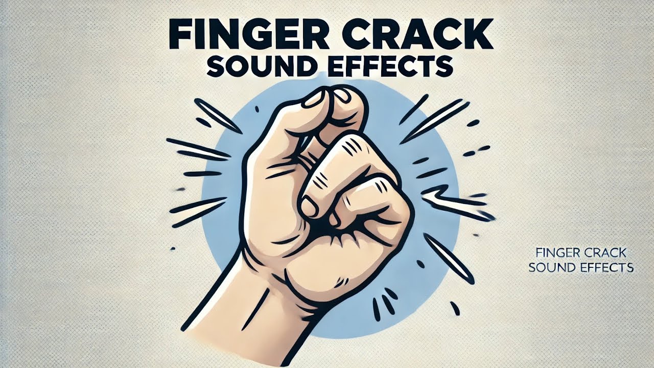 Finger Crack Sound Effects With Drawing - YouTube