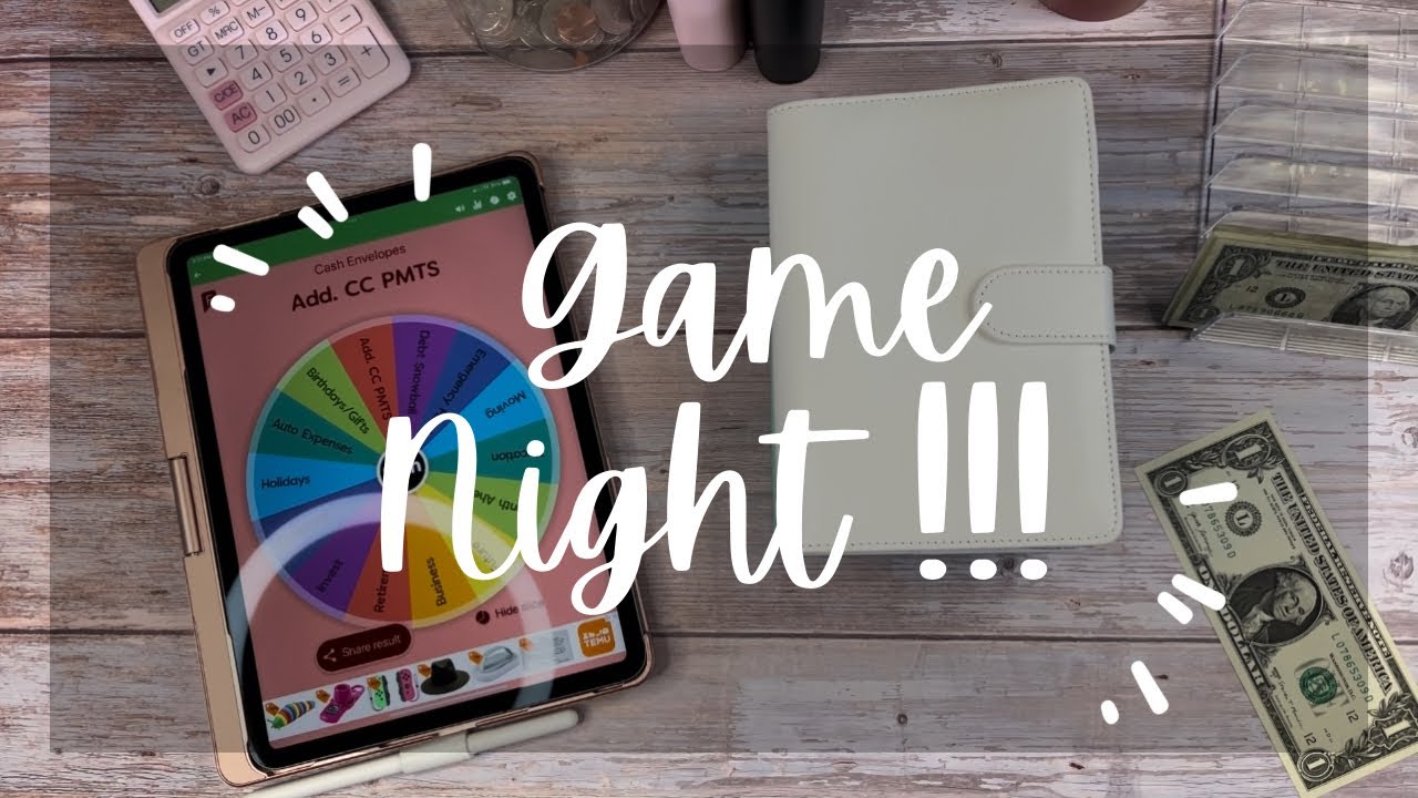 Game Night!! | Cash Envelope Stuffing - YouTube