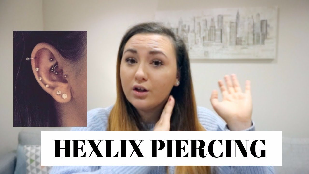 NEW HELIX PIERCING EXPERIENCE | PAIN & AFTERCARE - YouTube