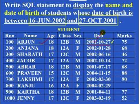 roypaulmca SQL condition based on range (between) and missing entry (NULL) - YouTube