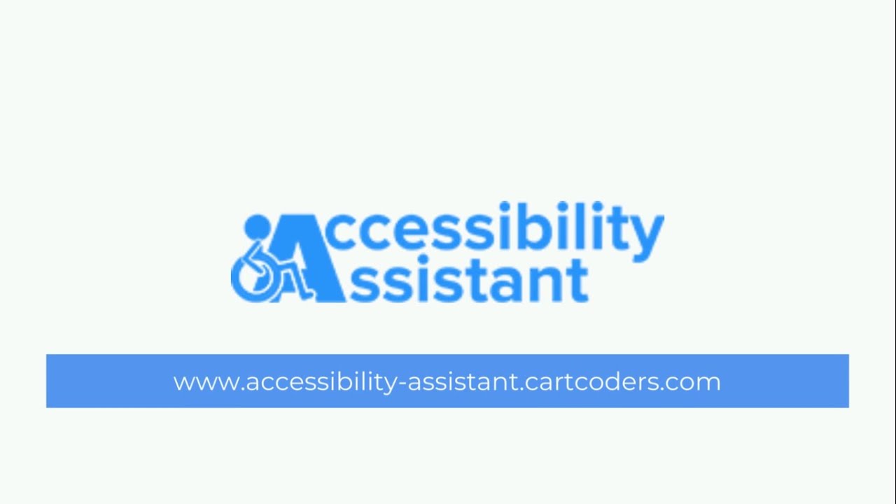 Accessibility Assistant – ADA Bridging the Gap - YouTube