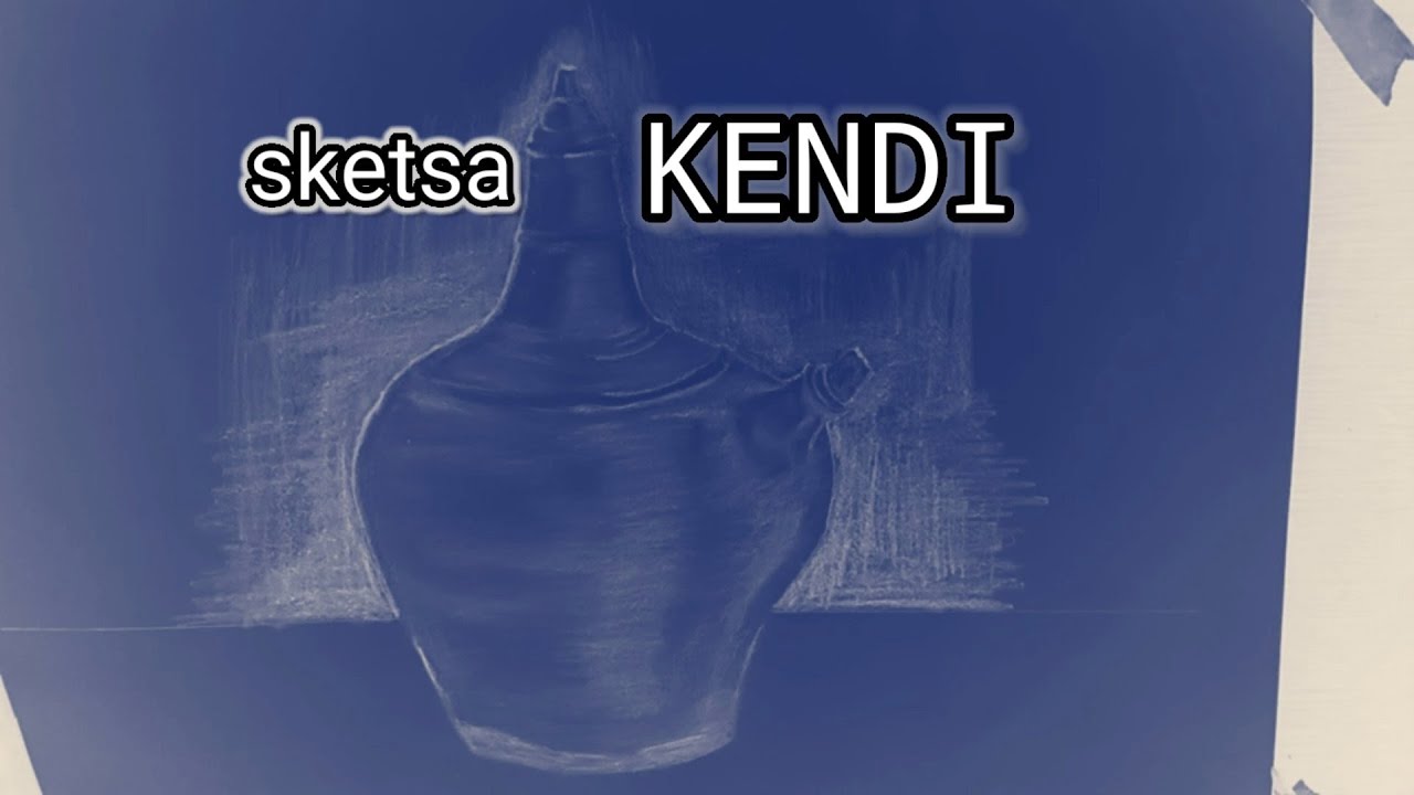 Pencil Drawing | sketsa gambar kendi dengan pensil - YouTube