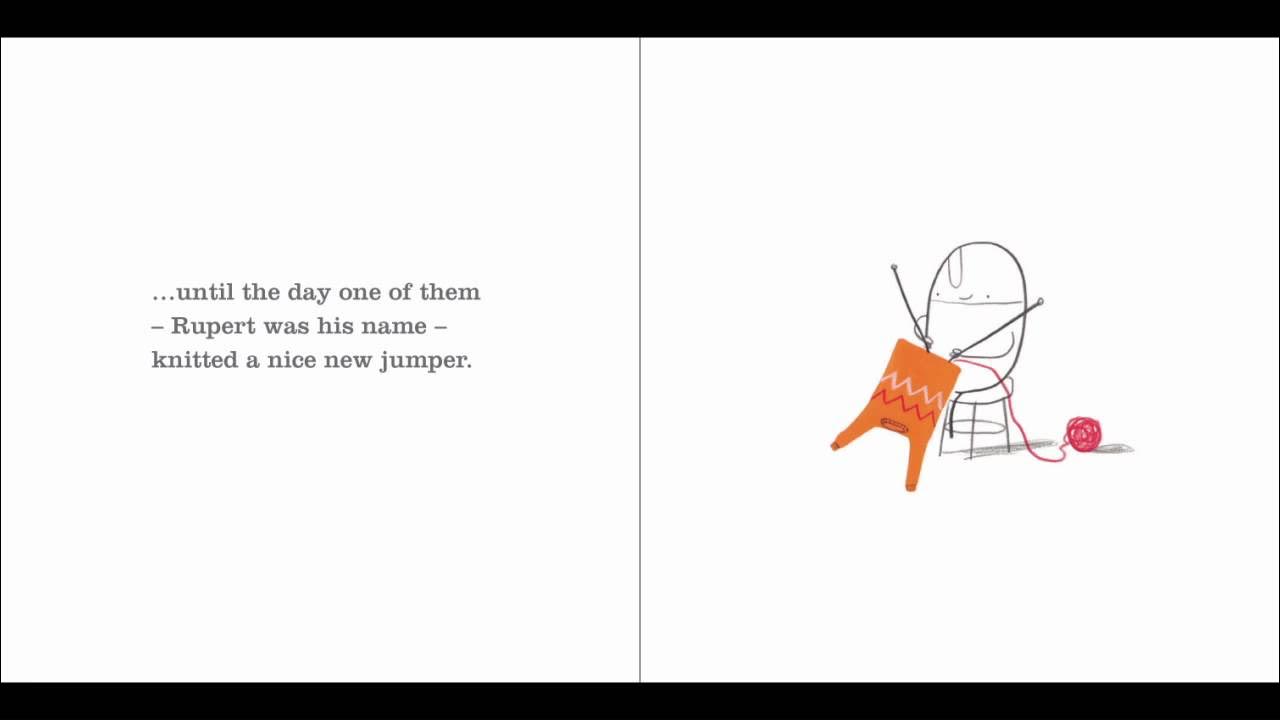 Oliver Jeffers - The Hueys in the New Jumper - YouTube