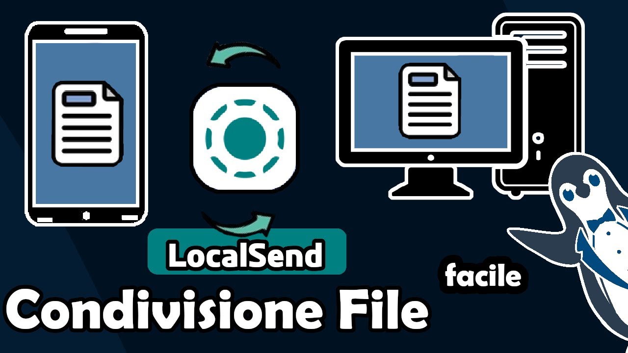 Condivisione file veloce Windows/Mac/Linux/Android | Localsend - YouTube
