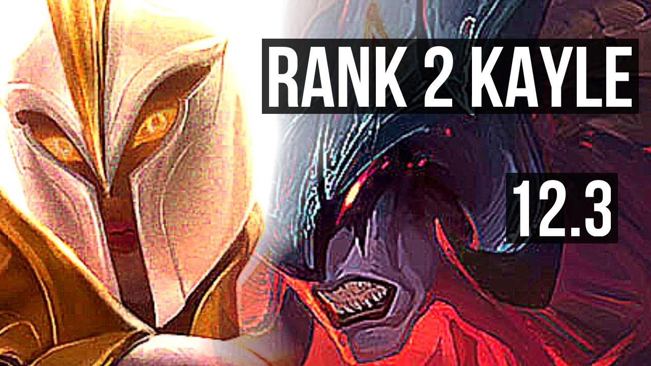 KAYLE vs AATROX (TOP) | Rank 2 Kayle, 0/1/8 | NA Challenger | 12.3 ...