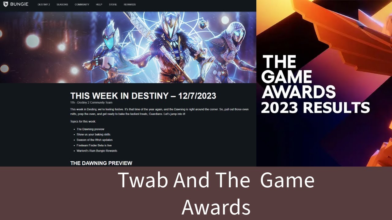 Twab And The Game Awards - YouTube