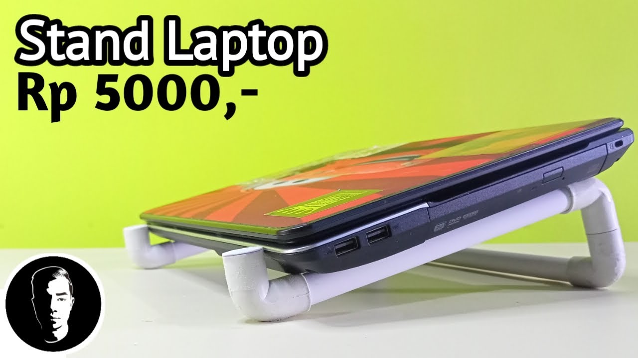 Buat stand laptop PVC modal Rp5000,- - YouTube