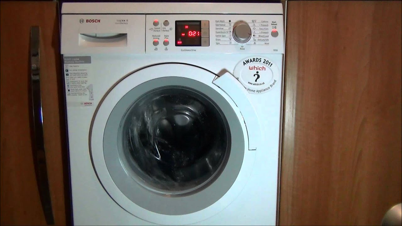 Bosch Logixx WAS32461 Washer : Mix Speed Perfect + Reduced Ironing ...