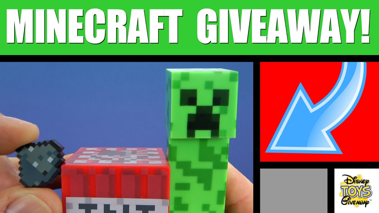 FREE STUFF MINECRAFT TOYS GIVEAWAY CONTEST #29 OPEN - Minecraft Action ...
