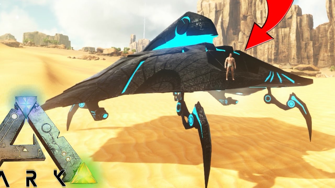 Ark Survival Evolved - UFO / SPACE SHIP, DROPPING NUKES & MISSILES (Ark ...