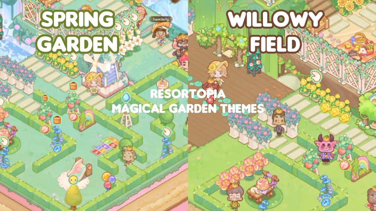 RESORTOPIA UPDATE: Magical Garden #resortopia #resortopiagame # ...