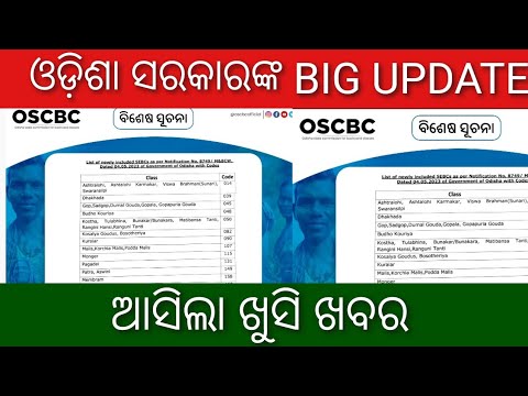 ODISHA GOVT NEW SEBC LIST ! HOW TO APPLY SEBC CASTE ! ଓଡ଼ିଶା ସରକାରଙ୍କ ...