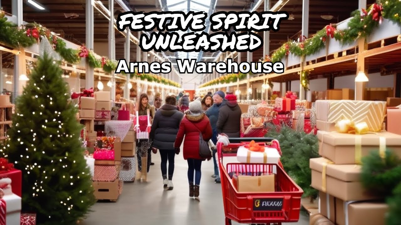 Unleash Your Festive Spirit at Arnes Warehouse - YouTube