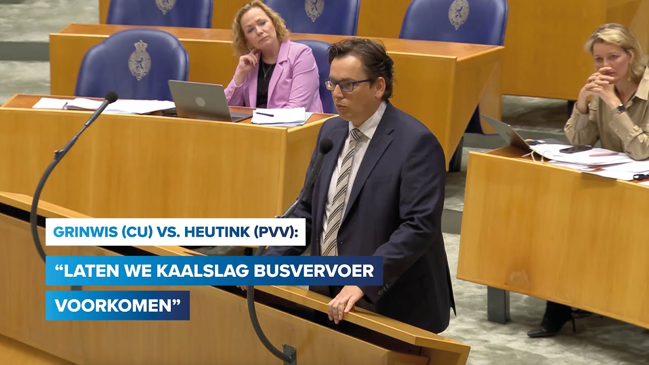 Grinwis (CU) vs. Heutink (PVV): “Laten we kaalslag busvervoer voorkomen ...