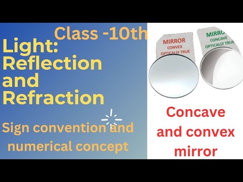 Reflection and Refraction | Class 10th | Image formation and Sign ...