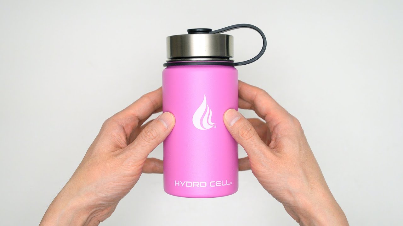 HYDRO CELL Stainless Steel Water Bottle Unboxing - YouTube