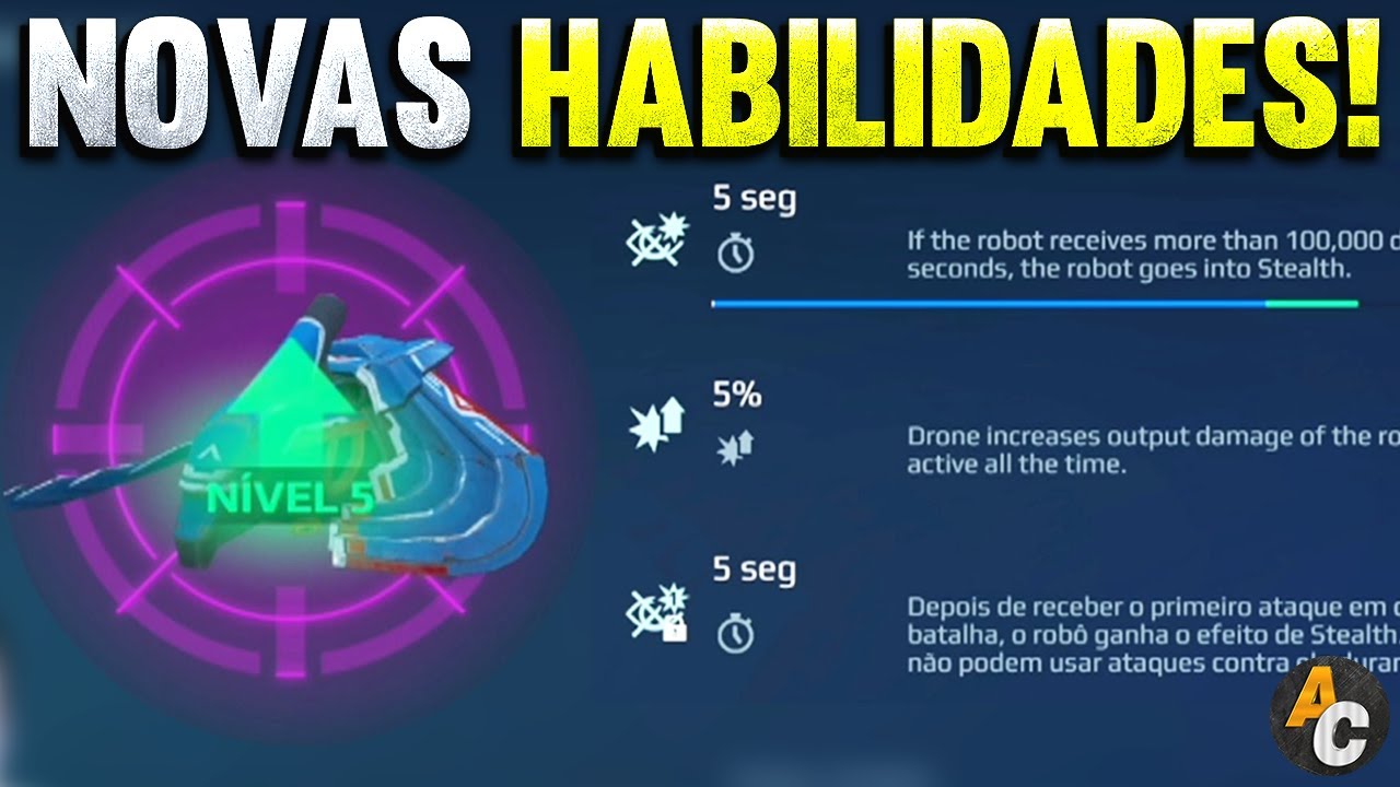 War Robots Brasil - DRONE REVIVER META, ESCUDO ROXO NEBULA *test server ...