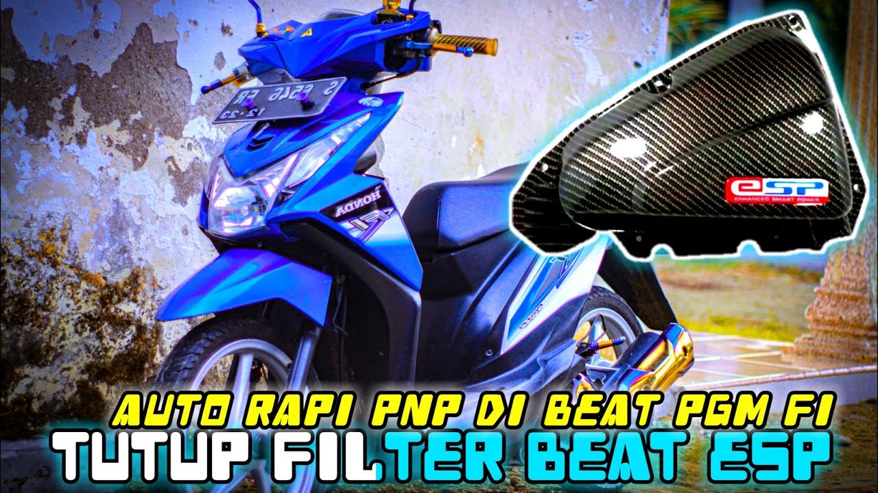 TUTORIAL PASANG TUTUP FILTER BEAT ESP DI BEAT PGM FI TANPA MERUBAH ...