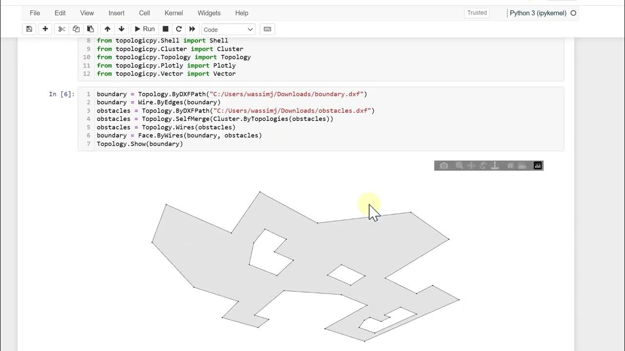 Animated Isovist Using topologicpy - YouTube
