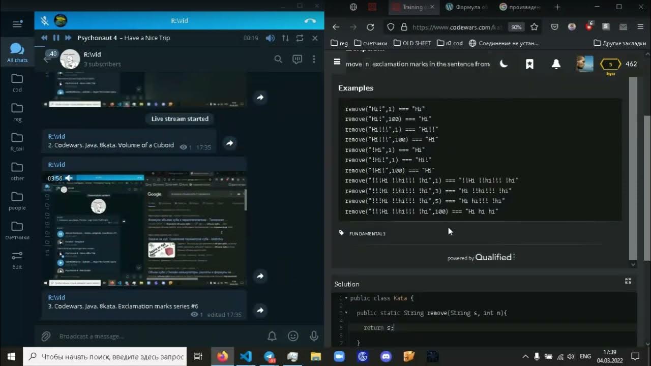 3. Codewars. Java. 8kata. Exclamation marks series #6 - YouTube